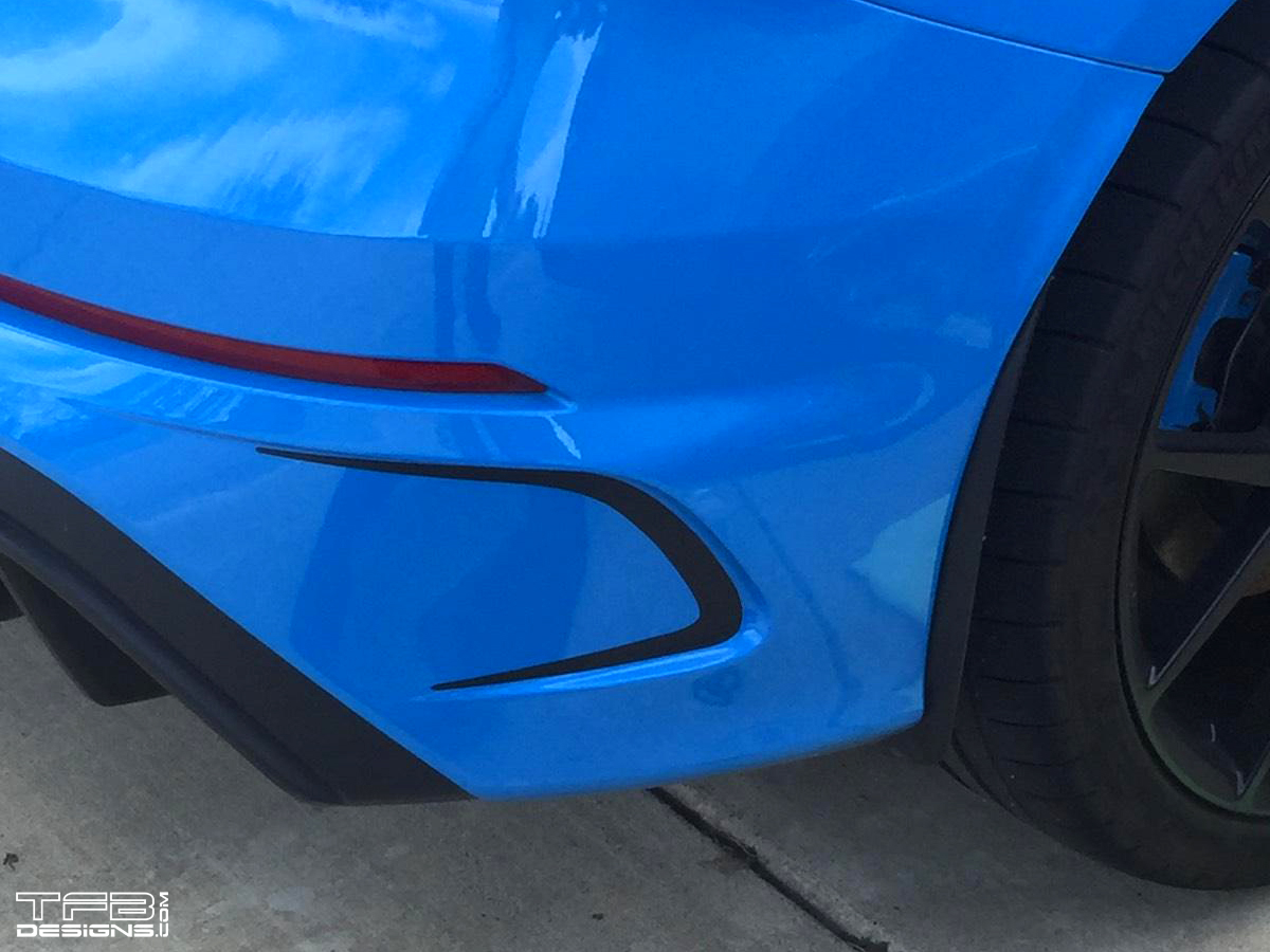 Front and Rear Bumper Accent Decals 2016-2018 Ford Focus RS - TFB Designs