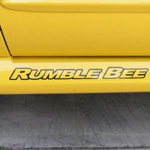 Build Number Decals - fits Over Dodge Rumble Bee Stripes - TFB Designs