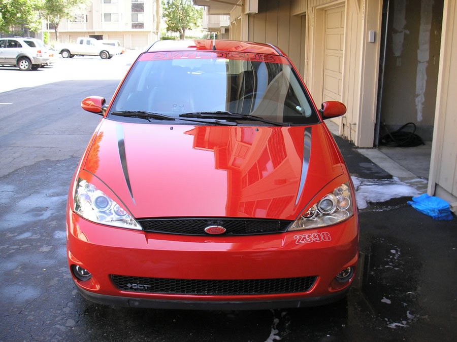 Hood Stripes- 2000-2004 Ford Focus 00-04 SVT ZX3 ZX5 00-04 ALL - TFB ...