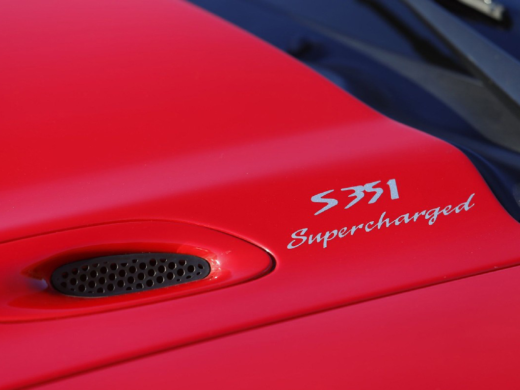 S351 Supercharged Hood Decals fits 1994-1998 Saleen SN-95 - TFB Designs